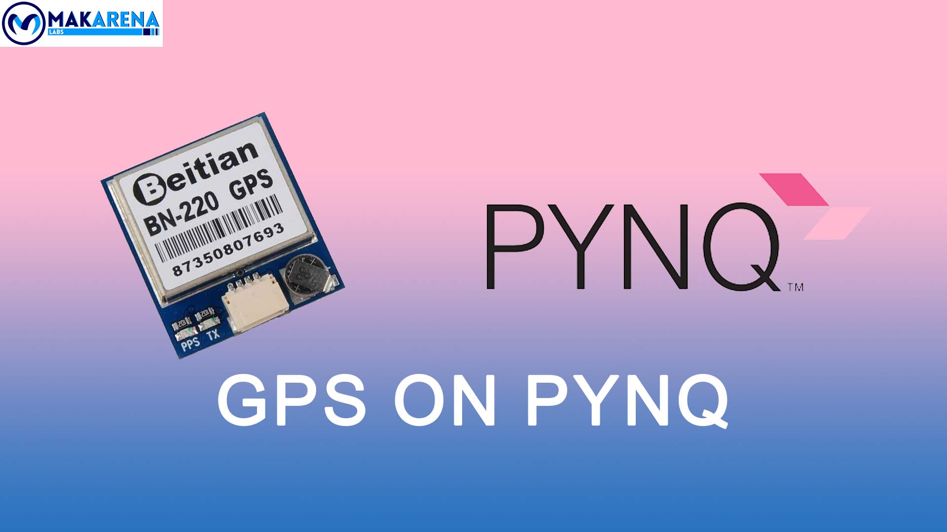 Reading GPS Coordinates Through PYNQ MakarenaLabs